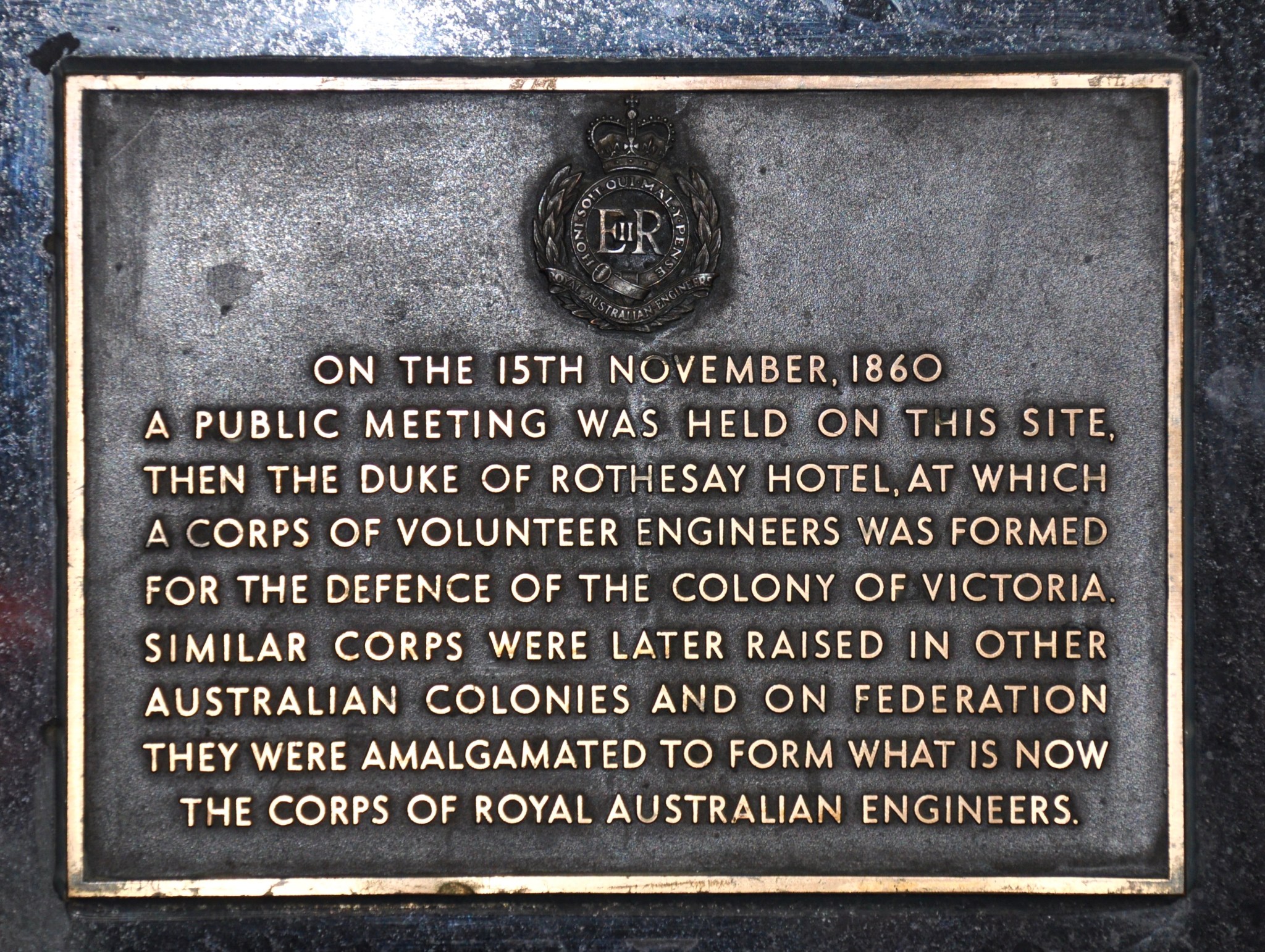 The Victorian Corps of Engineers History – Royal Australian Engineers ...